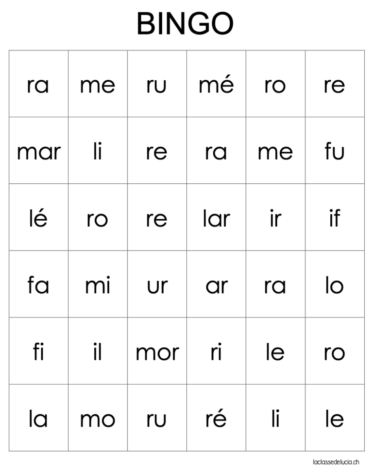 Son R – La Classe de Lucia